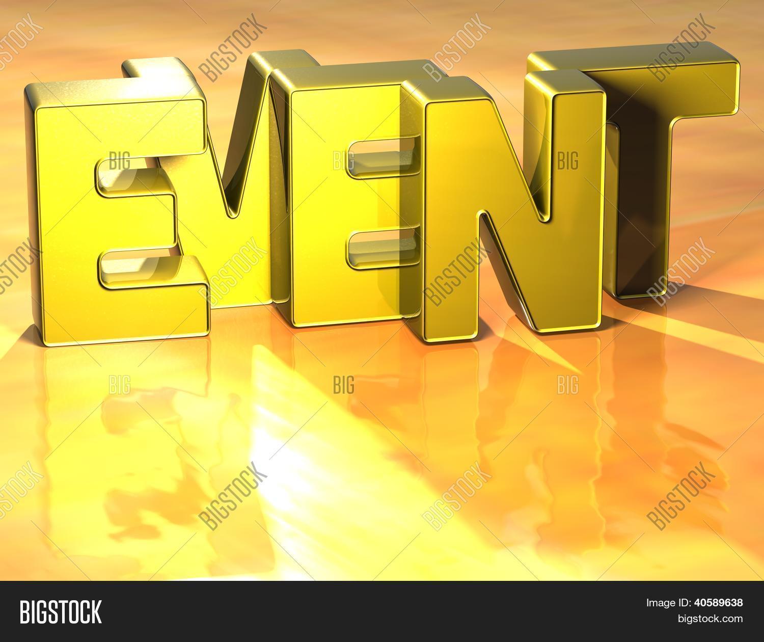 3D Word Event On Image & Photo (Free Trial) | Bigstock