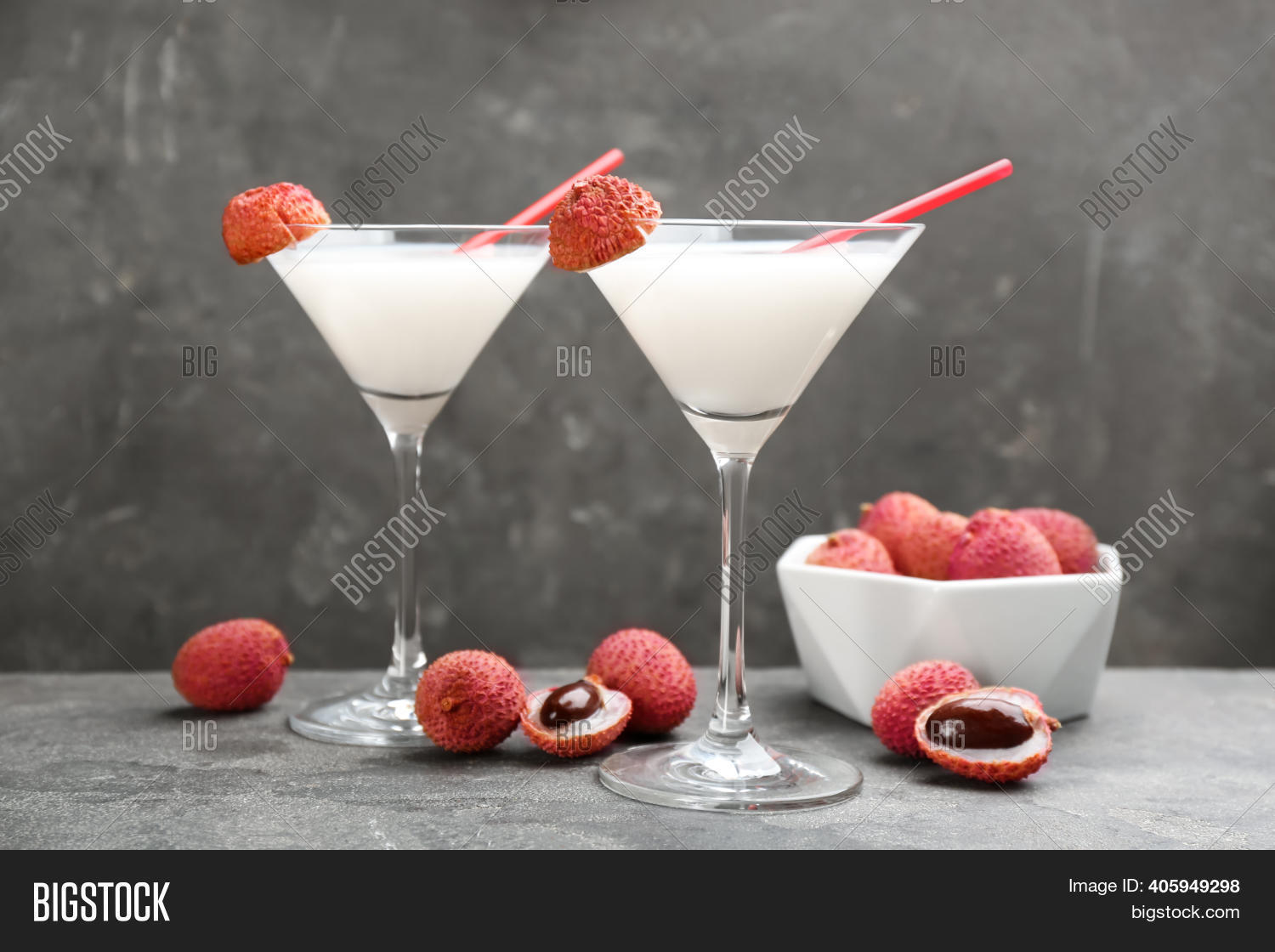 Lychee Cocktail Fresh Image & Photo (Free Trial) | Bigstock
