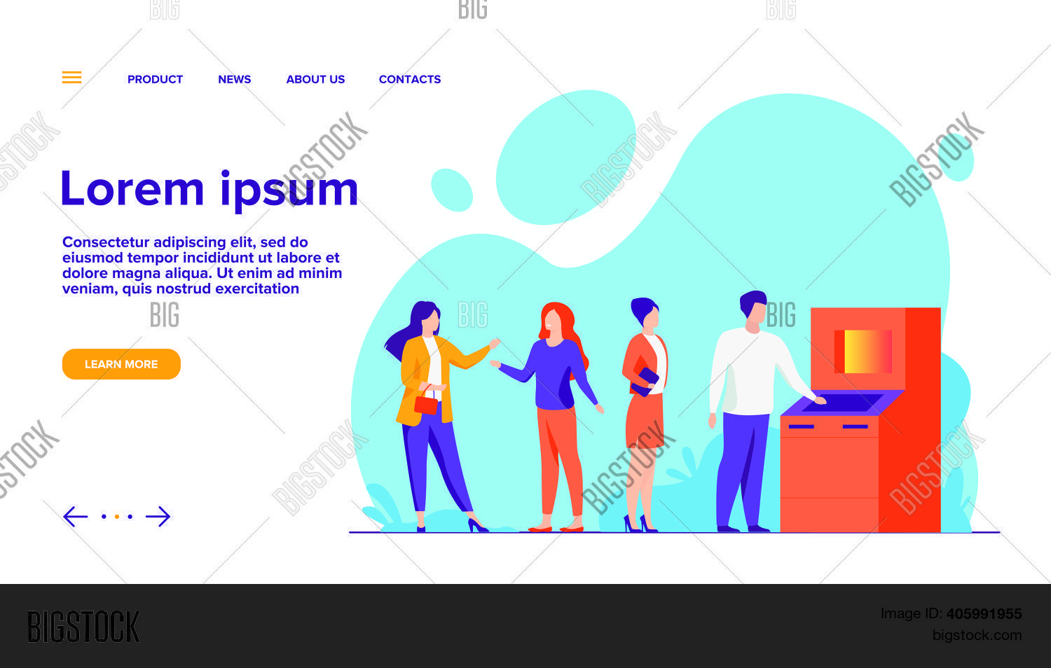 People Waiting Queue Vector & Photo (Free Trial) | Bigstock