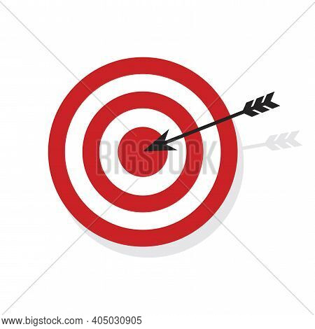 Red Target Arrow Vector & Photo (Free Trial) | Bigstock