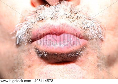 Male Lips Red Fashion Image & Photo (Free Trial) | Bigstock