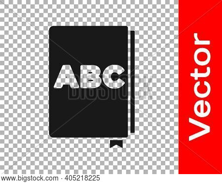 Black Abc Book Icon Vector & Photo (Free Trial) | Bigstock