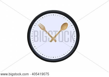 Clock Spoon Fork Hands Image & Photo (Free Trial) | Bigstock