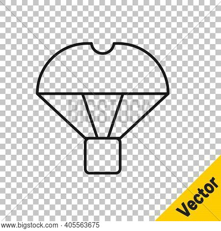 Black Line Box Flying Vector & Photo (Free Trial) | Bigstock