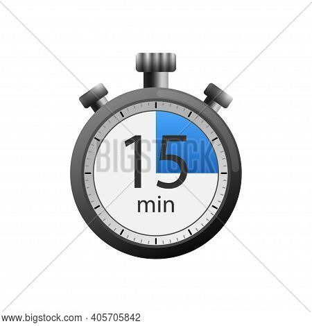 Icon Timer 15 Minutes Vector & Photo (Free Trial) | Bigstock