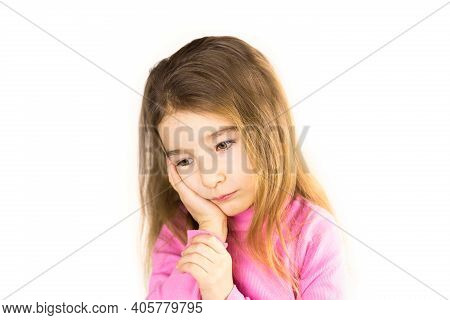 Sad Child Girl Face