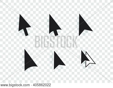 Vector Computer Arrow Vector & Photo (Free Trial) | Bigstock
