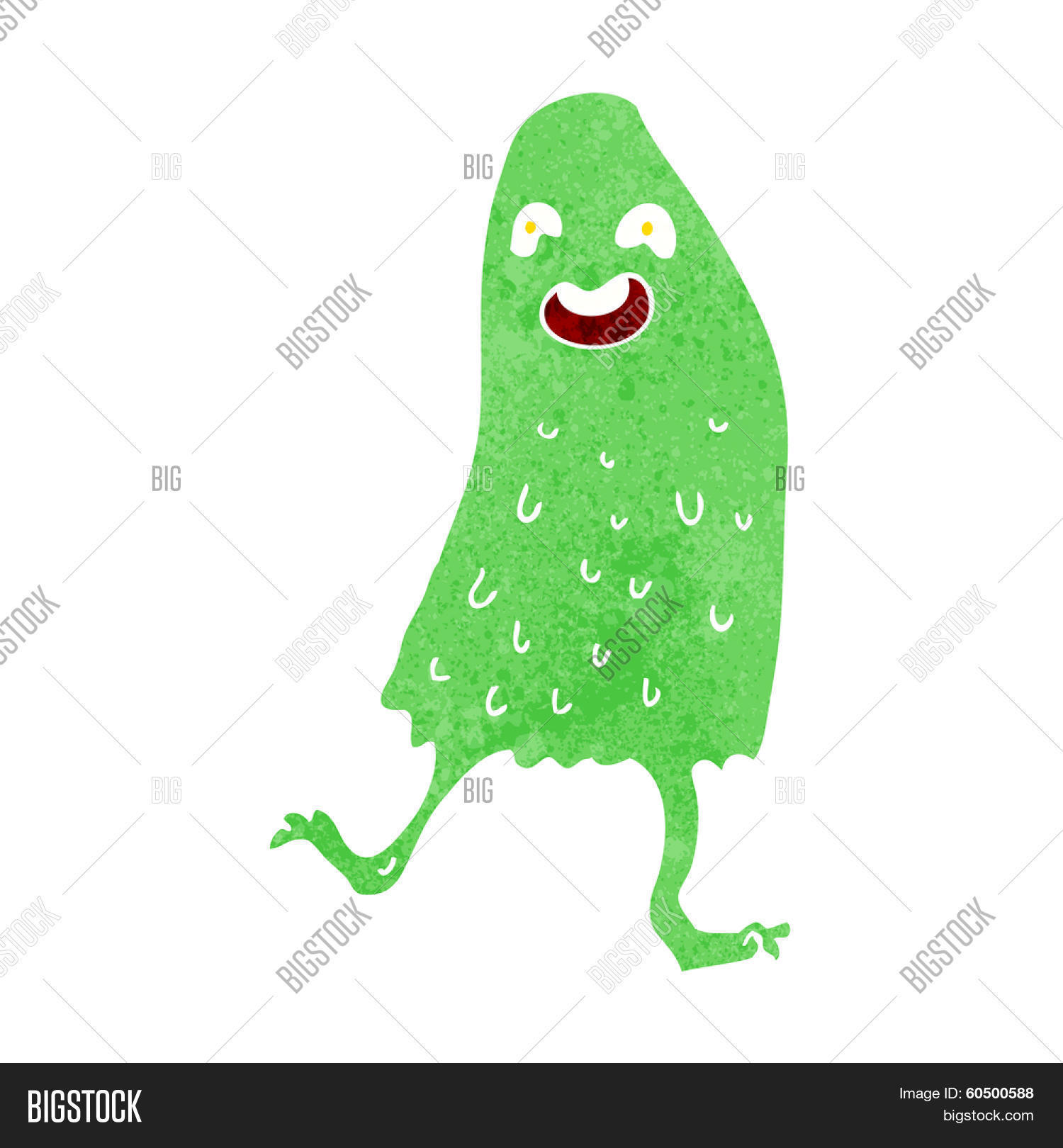 Cartoon Funny Slime Vector & Photo (Free Trial) | Bigstock