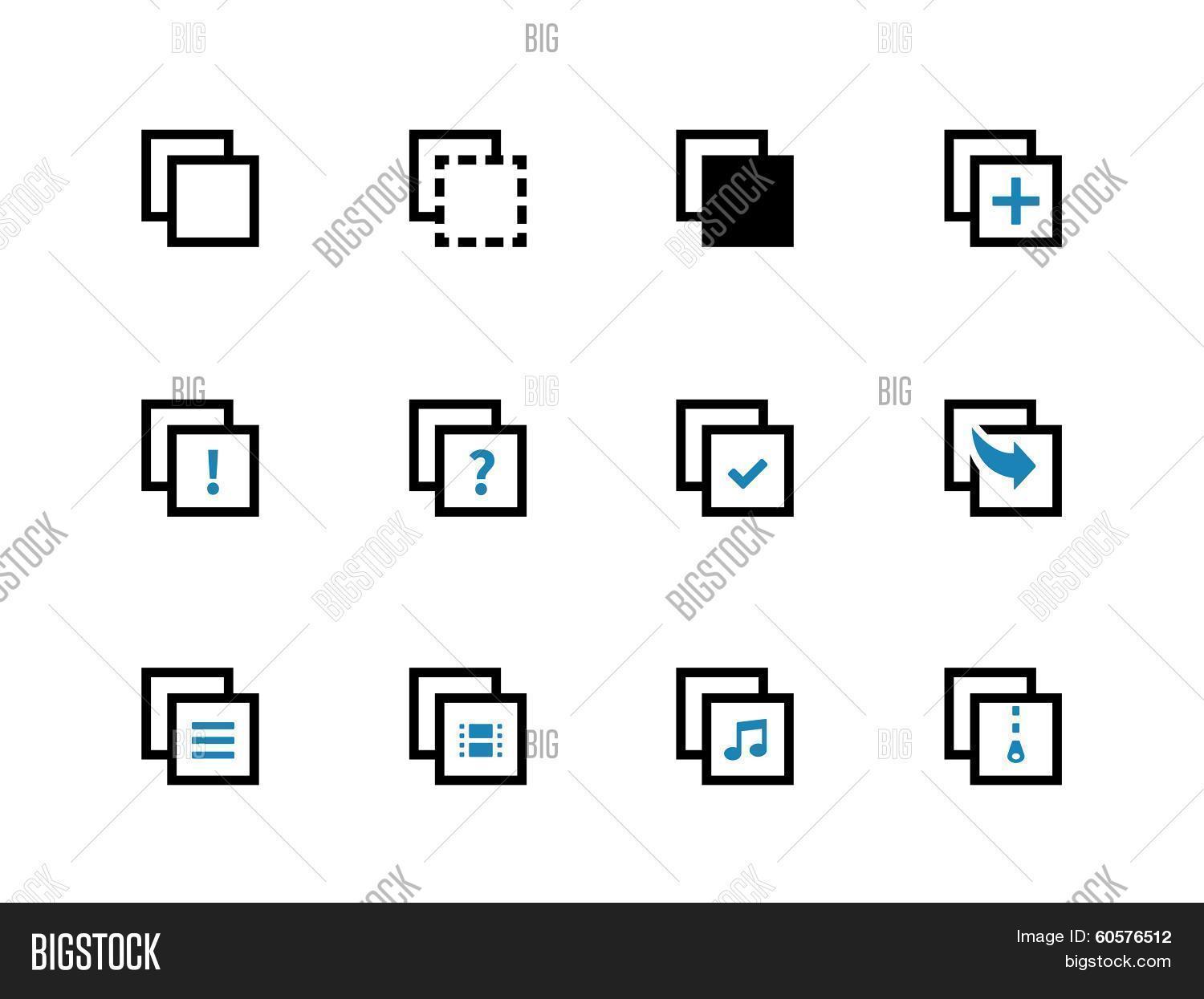 Copy Paste Icons Apps Vector & Photo (Free Trial) | Bigstock