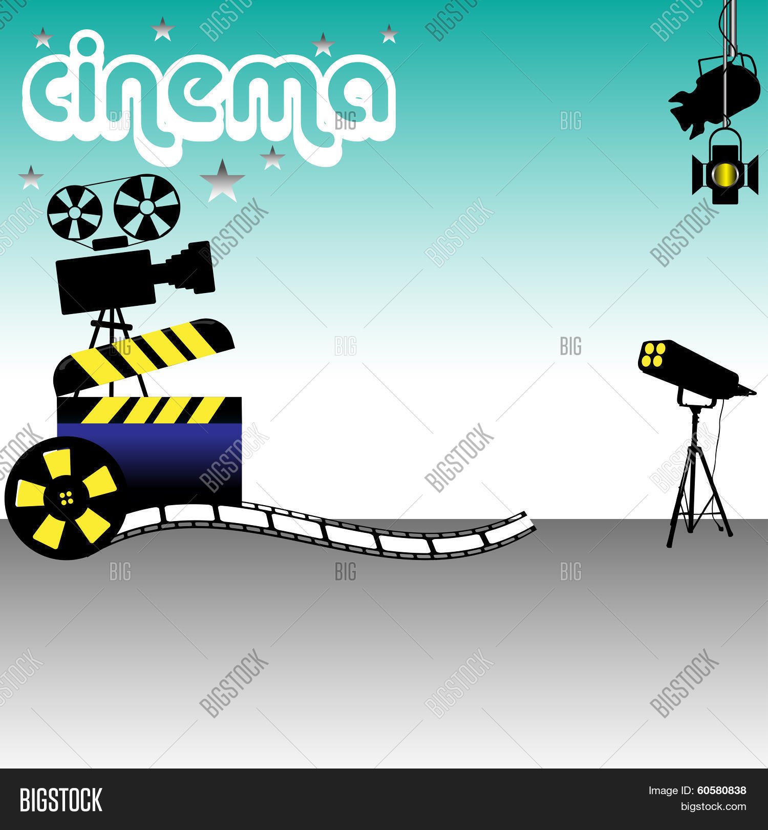 Cinema Background Vector & Photo (Free Trial) | Bigstock