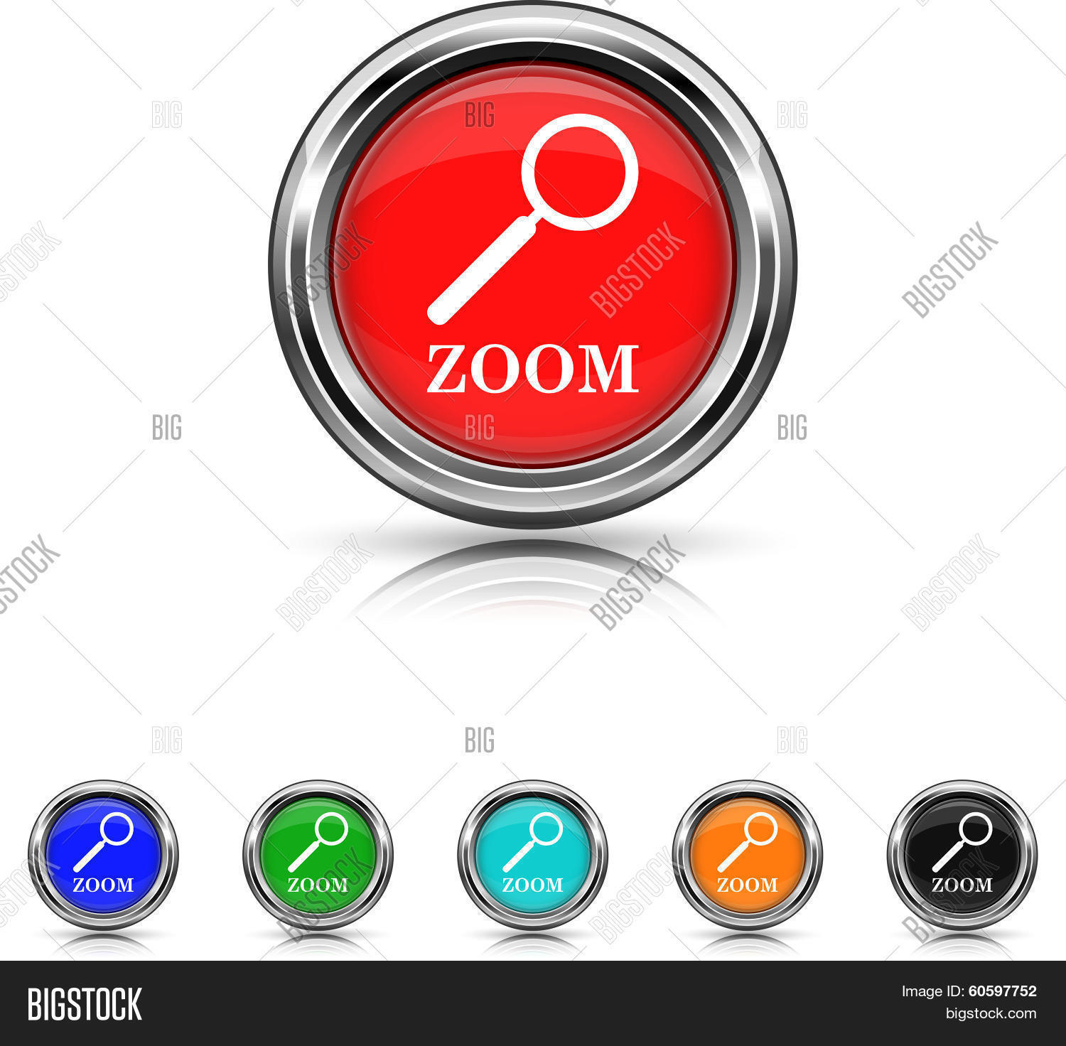 Zoom Loupe Icon - Six Vector & Photo (Free Trial) | Bigstock
