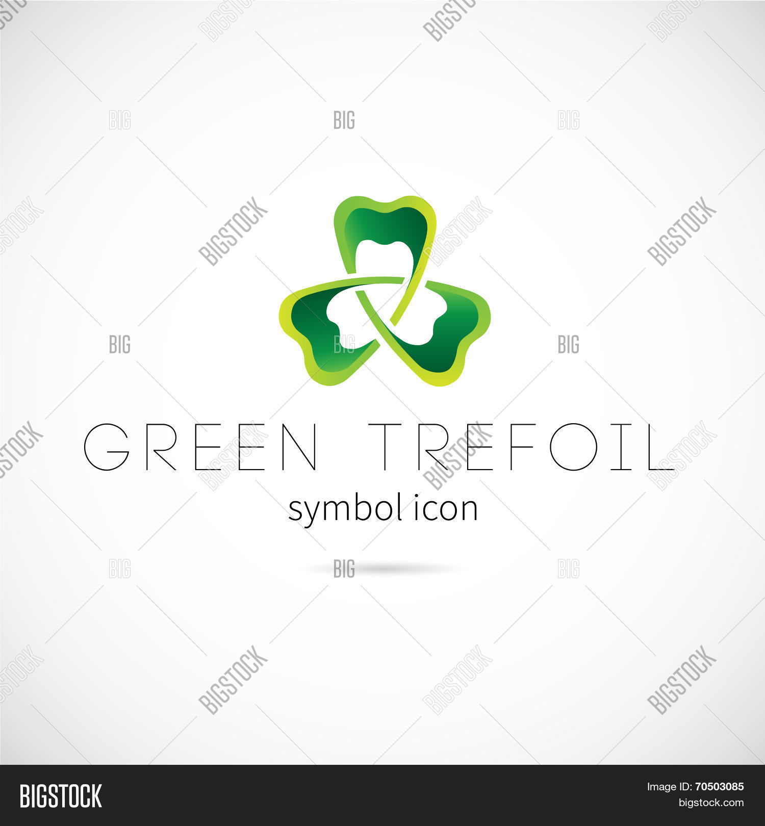 Green Trefoil Vector Vector & Photo (Free Trial) | Bigstock