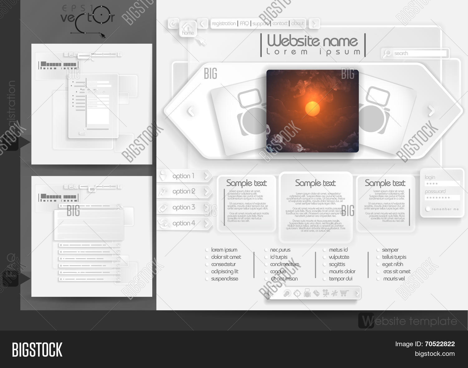 Website Design Vector & Photo (Free Trial) | Bigstock