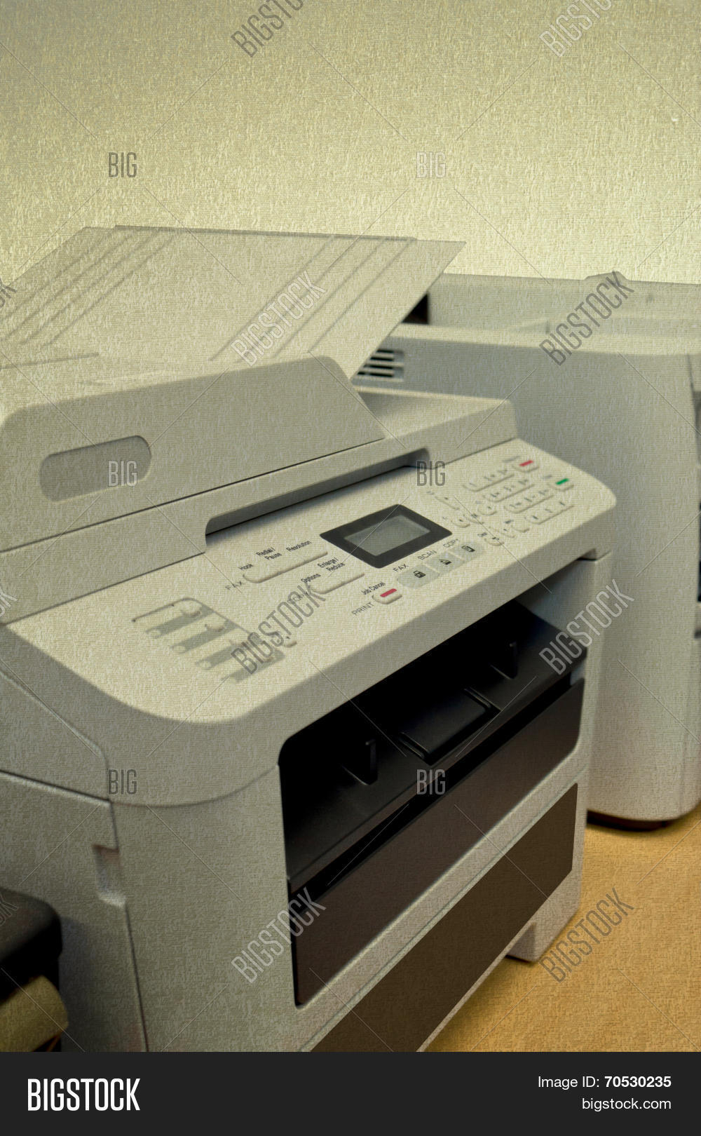 Printer Document Image & Photo (Free Trial) | Bigstock