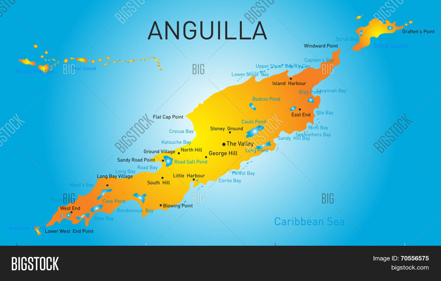Anguilla Territory Vector & Photo (Free Trial) | Bigstock