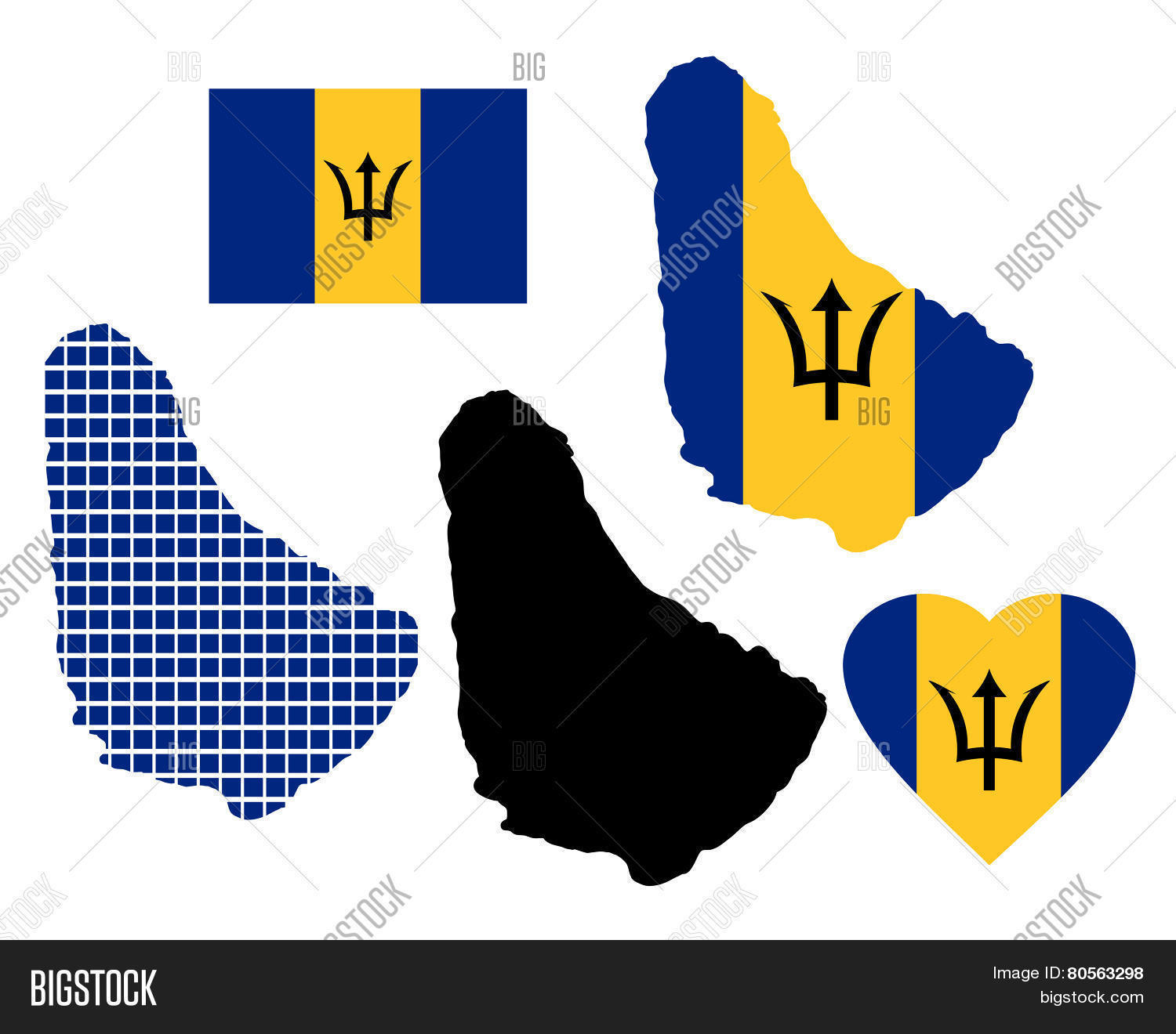 Map Barbados Vector & Photo (Free Trial) | Bigstock
