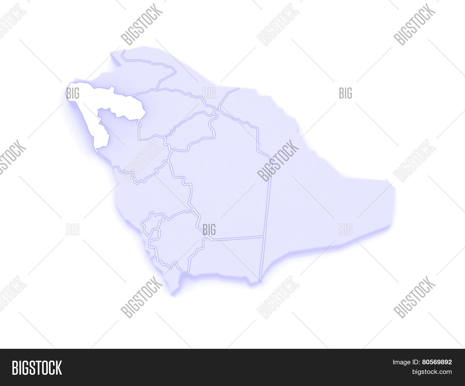 Map Tabuk. Saudi Image & Photo (Free Trial) | Bigstock