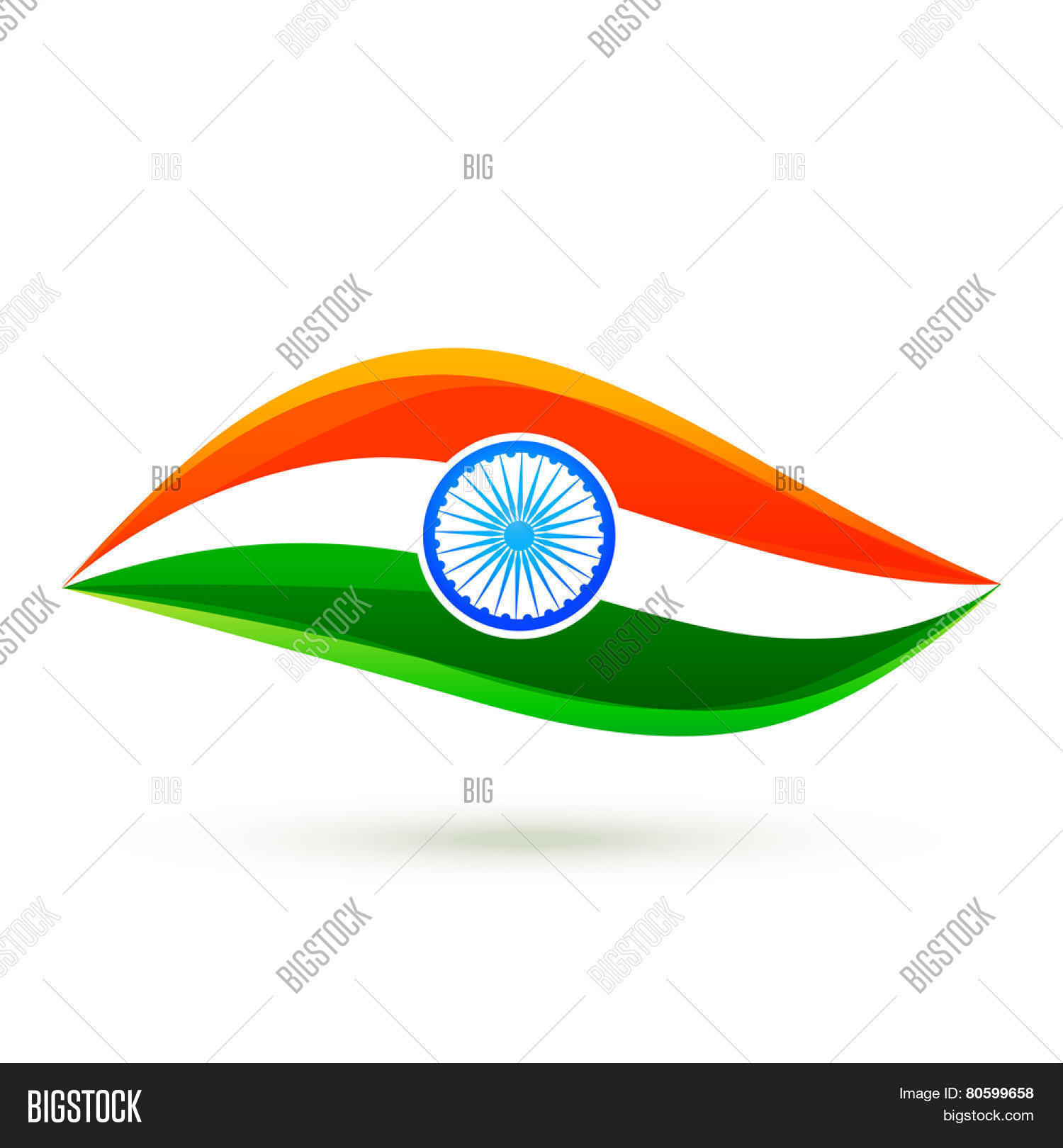 Stylish Indian Flag Vector & Photo (Free Trial) | Bigstock