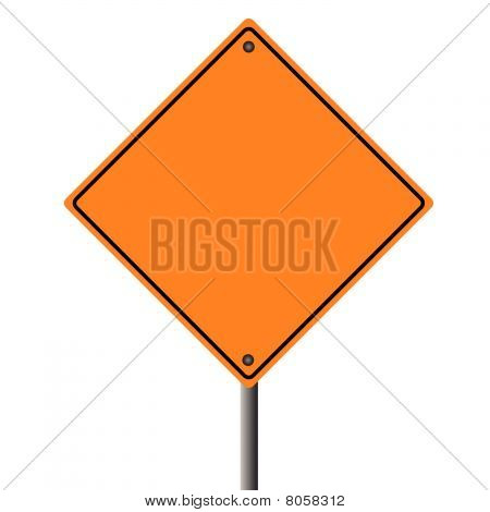 Blank Orange Sign Vector & Photo (Free Trial) | Bigstock