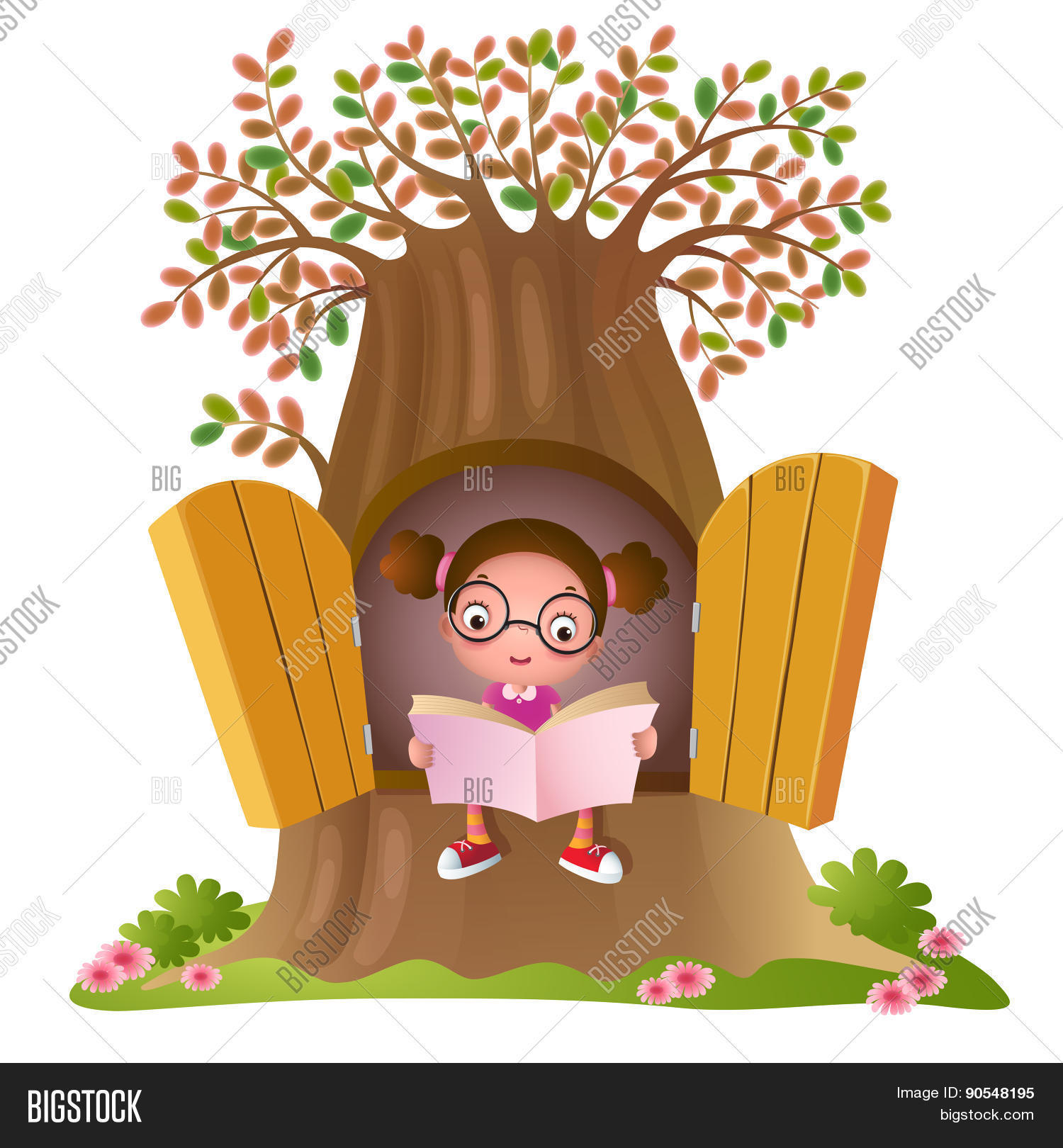 Young Girl Reading Vector & Photo (Free Trial) | Bigstock