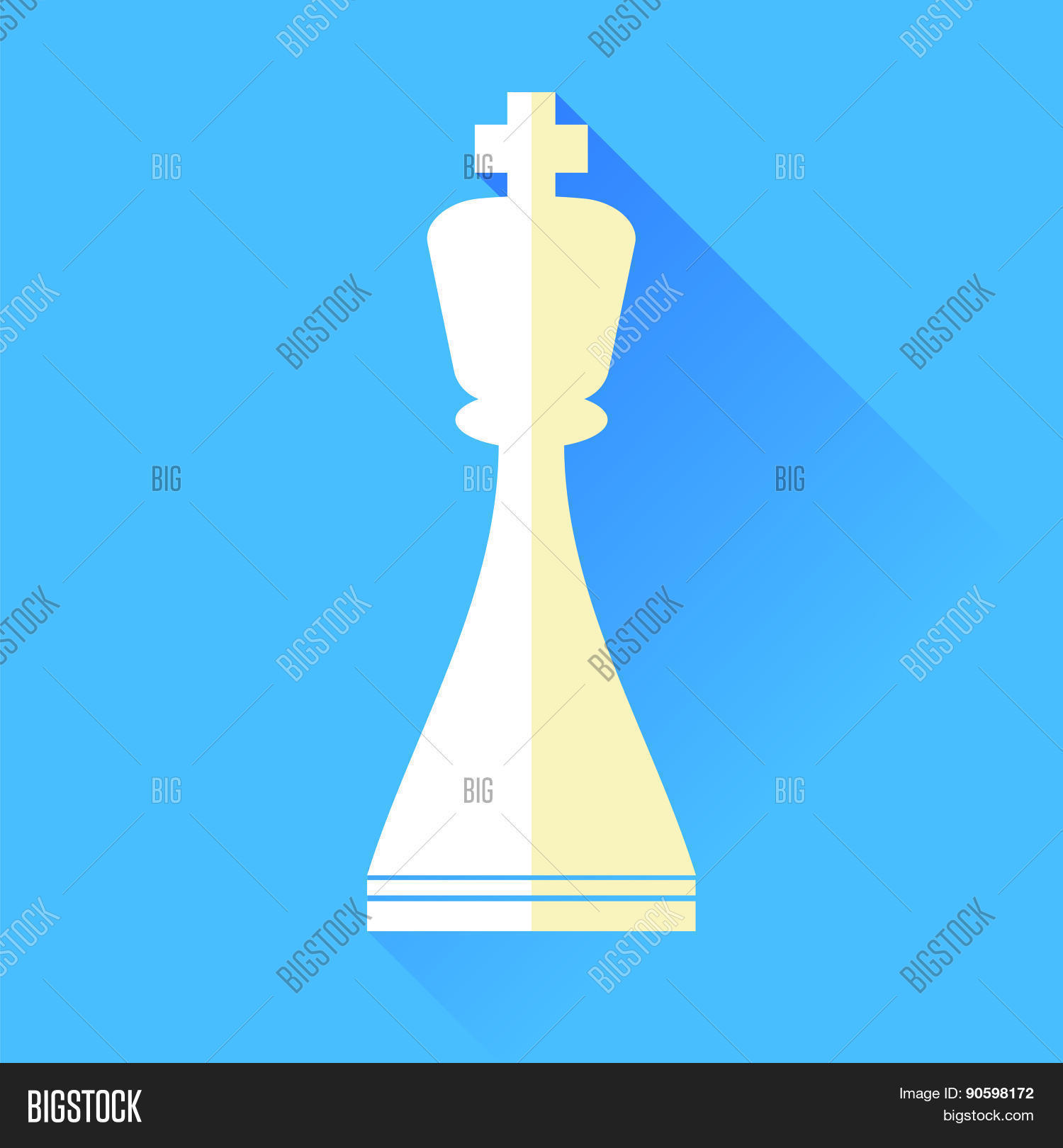 King Chess Icon Vector & Photo (Free Trial) | Bigstock