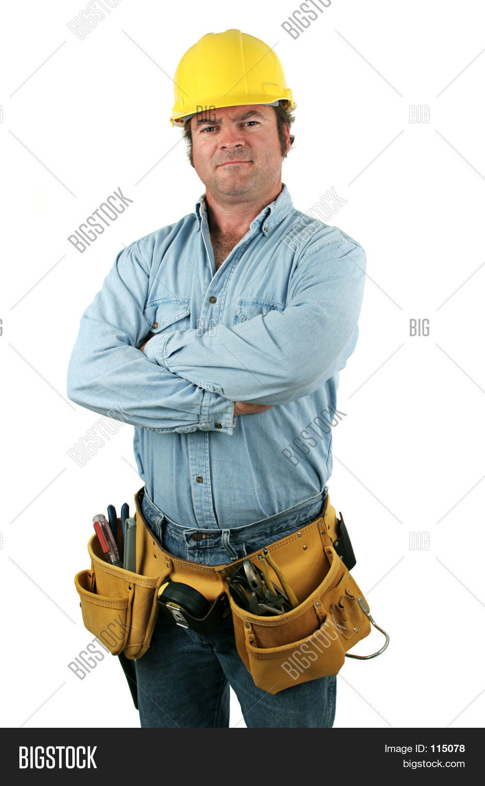 Tool Man - Serious Image & Photo (Free Trial) | Bigstock