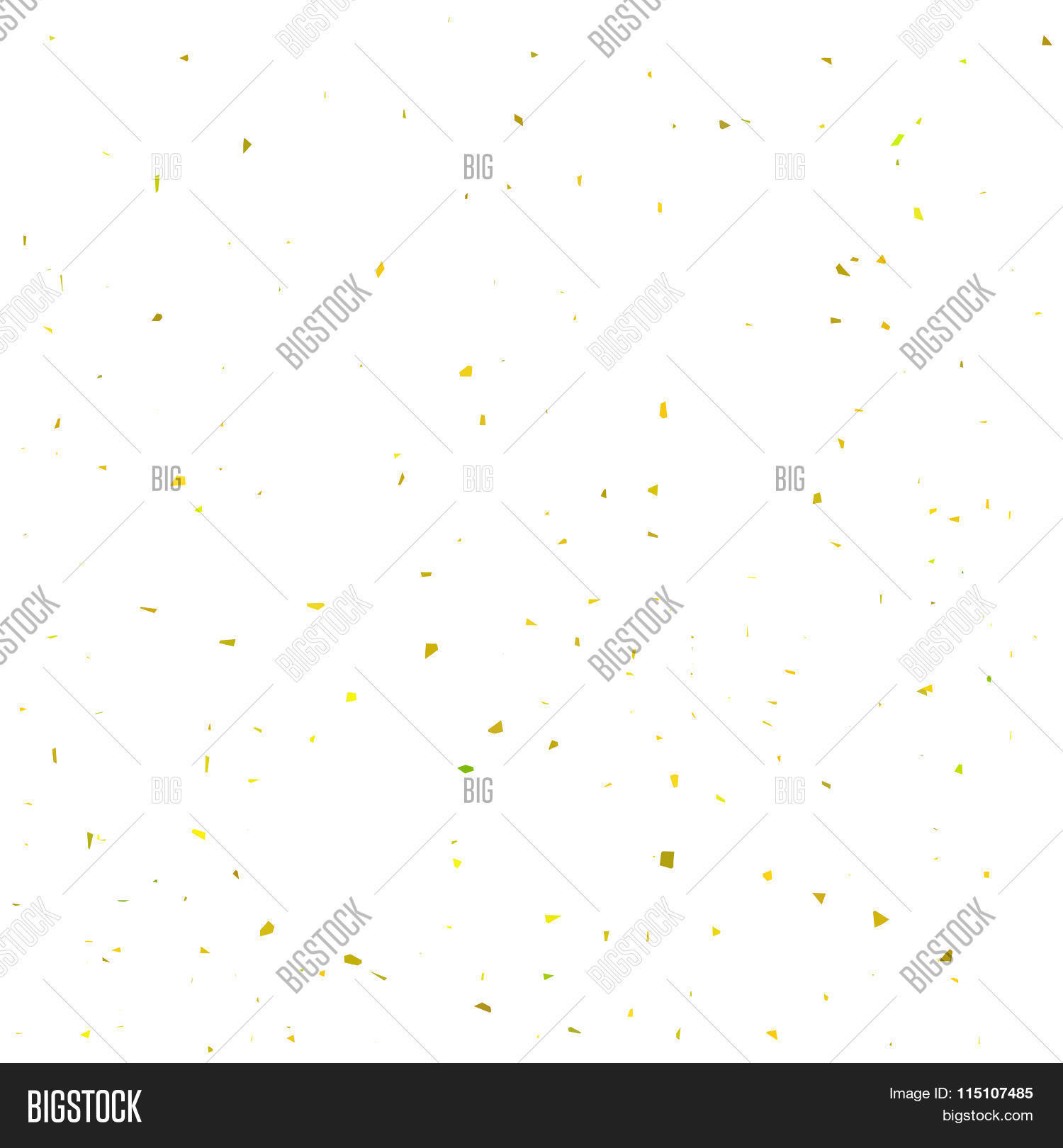 Yellow Confetti Vector & Photo (Free Trial) | Bigstock
