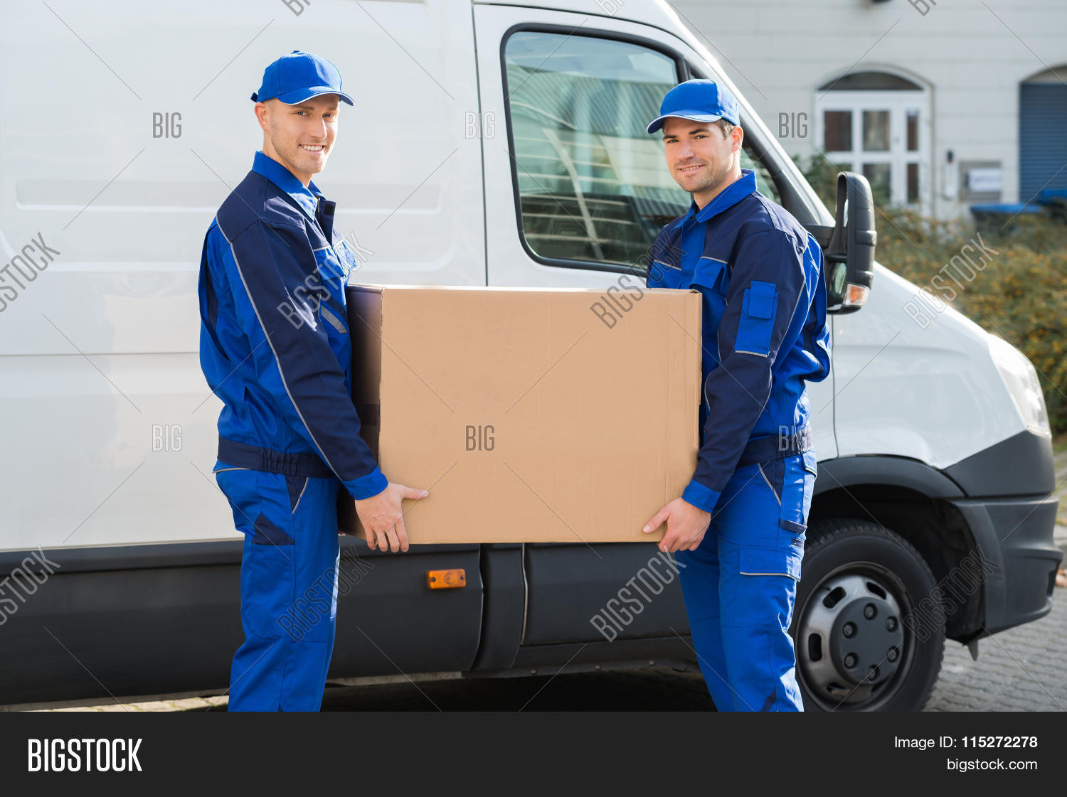 Delivery Men Carrying Image & Photo (Free Trial) | Bigstock