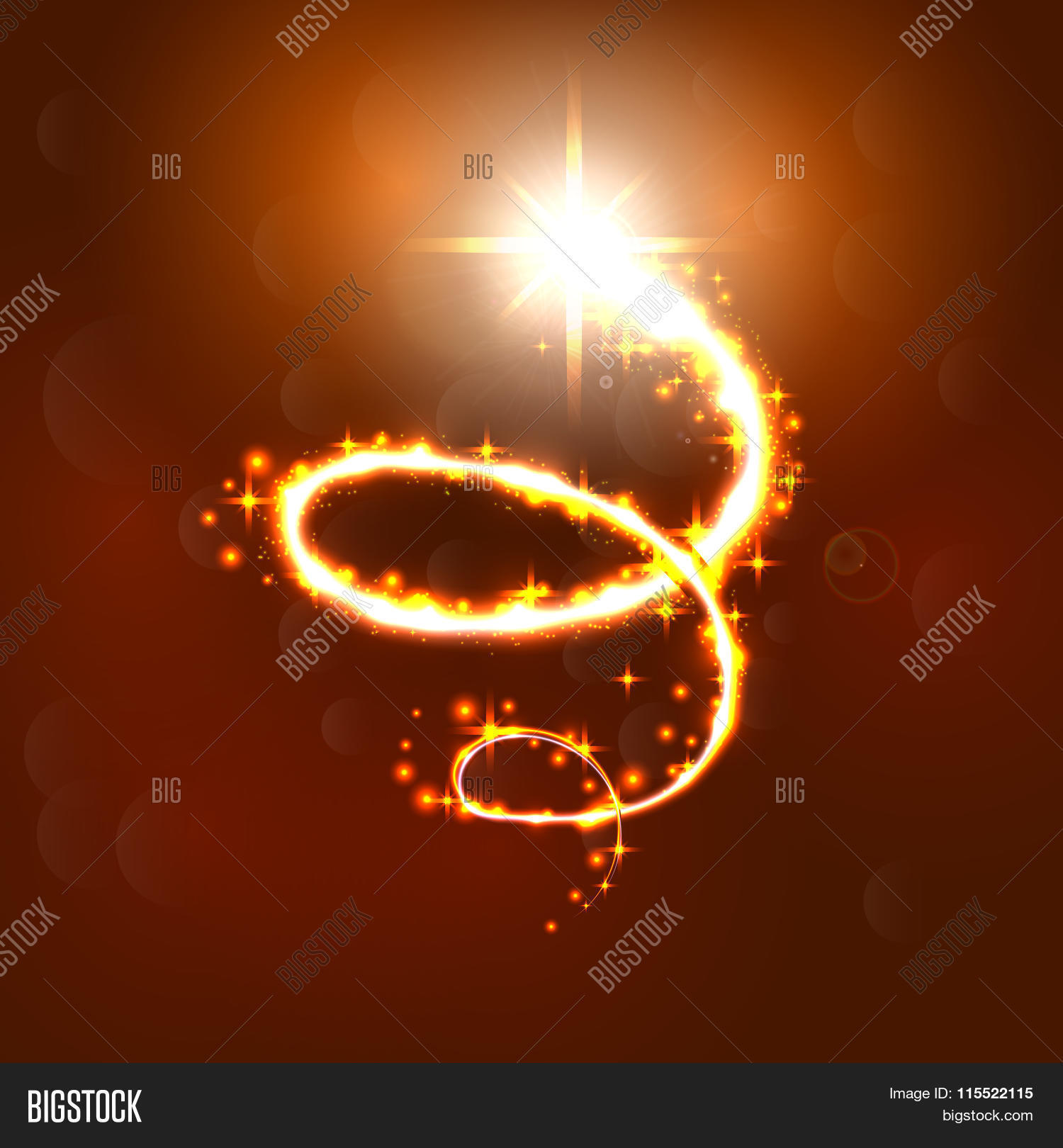 Glowing Magic Spiral Vector & Photo (Free Trial) | Bigstock