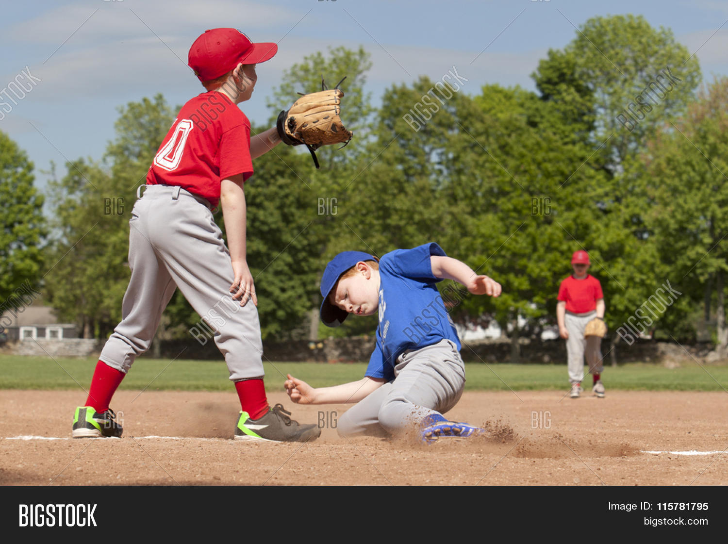 Boy Sliding Into Base Image & Photo (Free Trial) | Bigstock