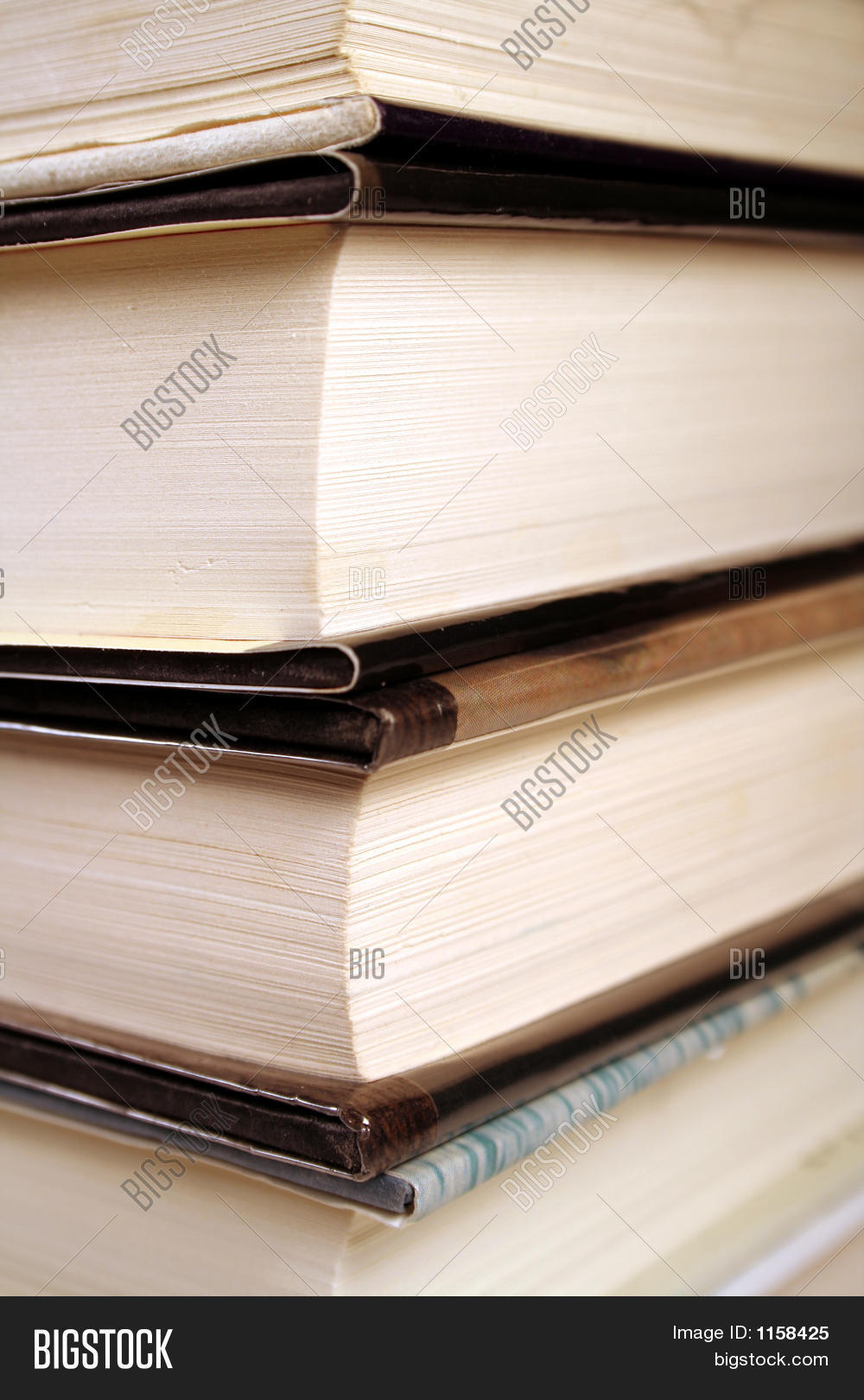 Book Stack Corner Image & Photo (Free Trial) | Bigstock