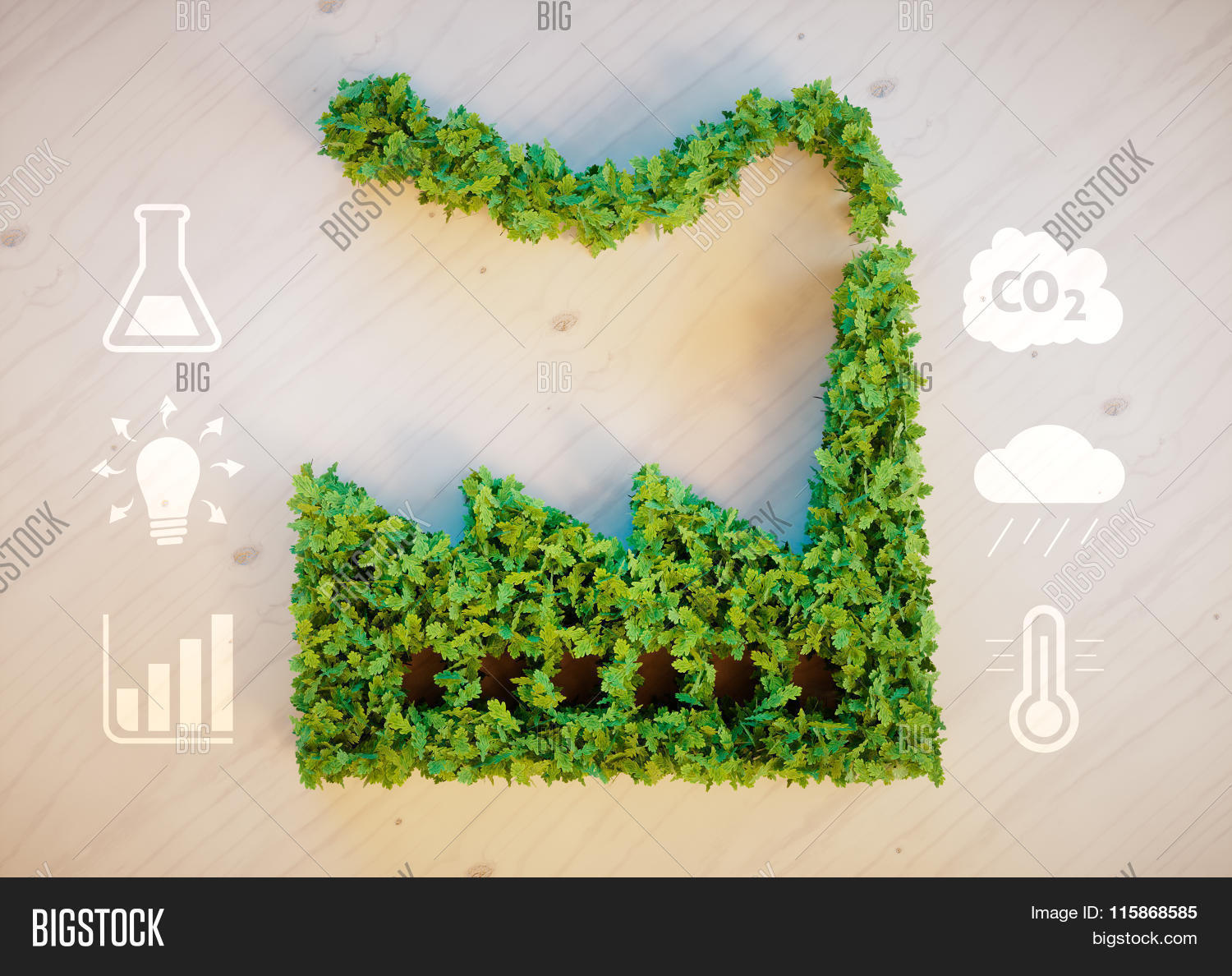 Green Factory Concept Image & Photo (Free Trial) | Bigstock