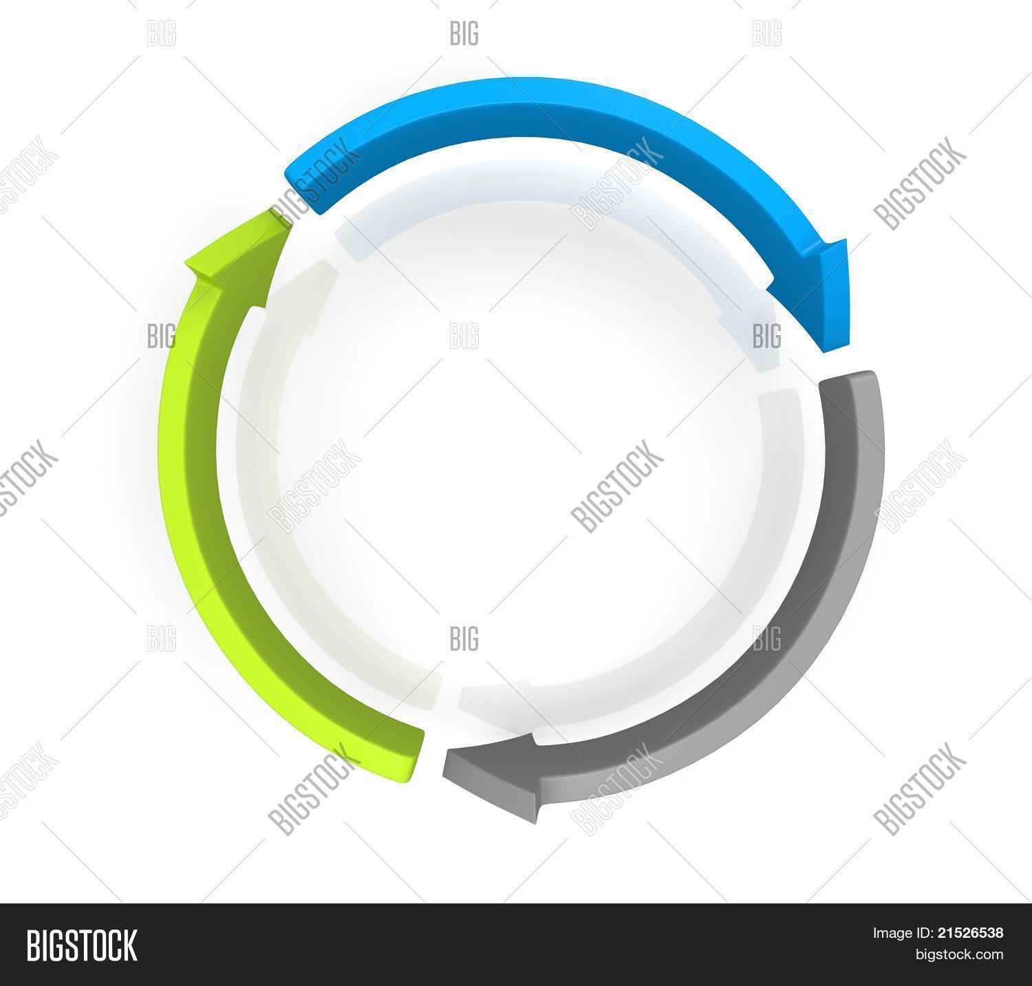 Three Arrows Circle Image & Photo (Free Trial) | Bigstock