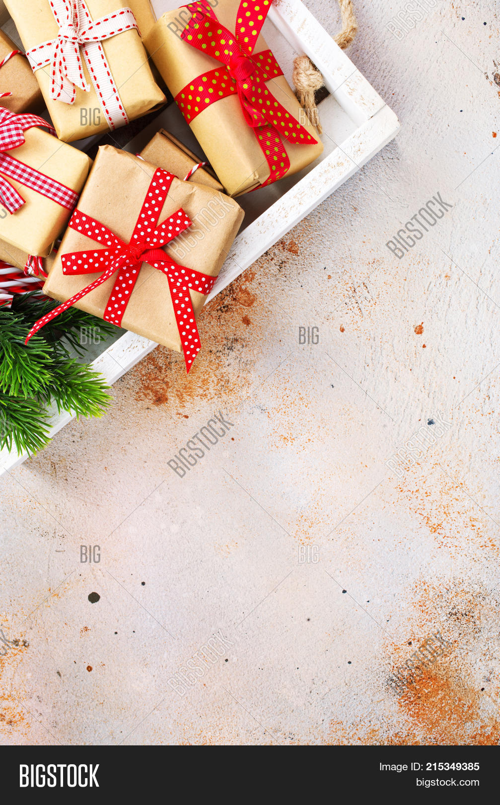 Box Presents On Table Image & Photo (Free Trial) | Bigstock