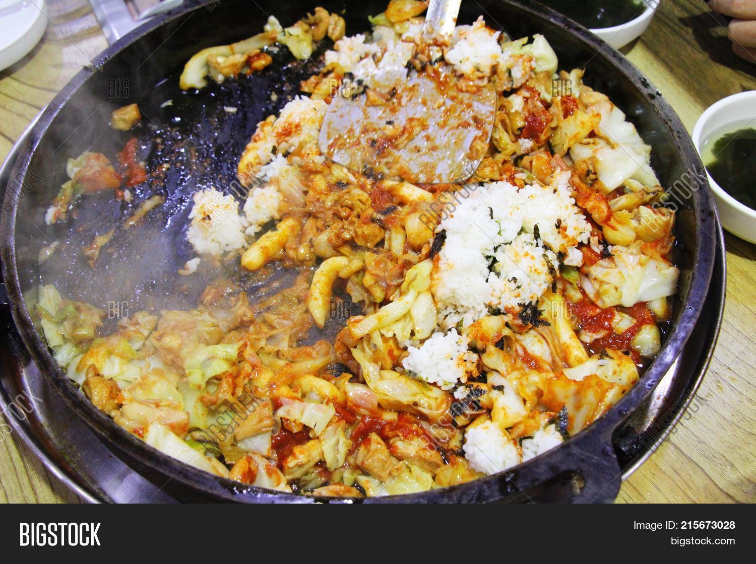 Dak Galbi Spicy On Pan Image & Photo (Free Trial) | Bigstock