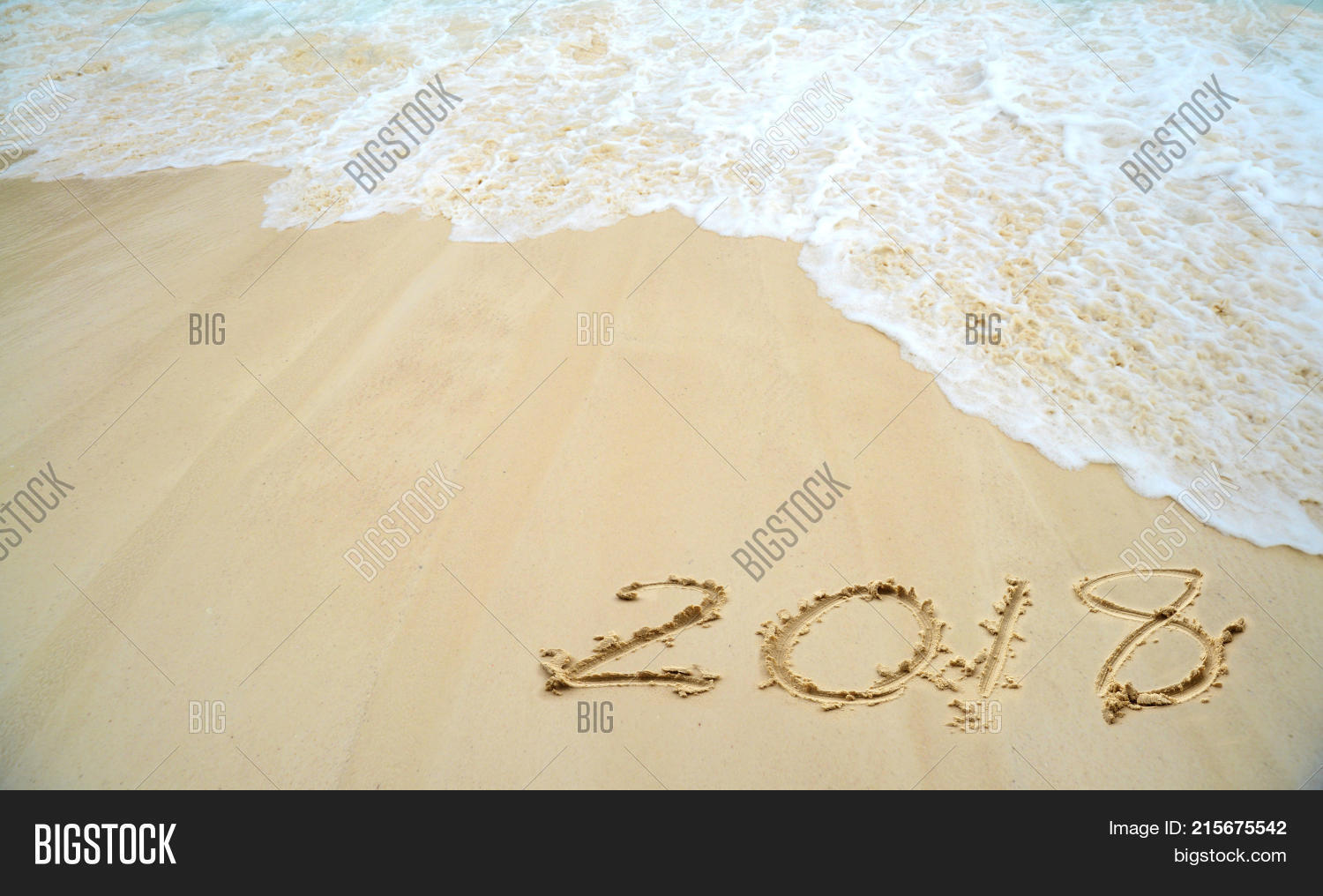 2018 Written On Sand Image & Photo (Free Trial) | Bigstock