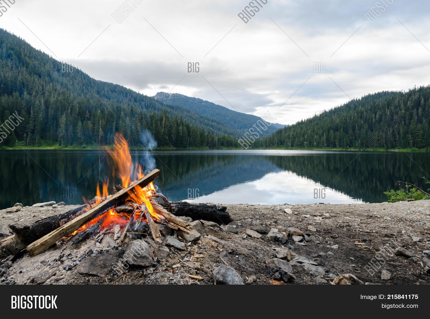 Landscape Campfire Image & Photo (Free Trial) | Bigstock
