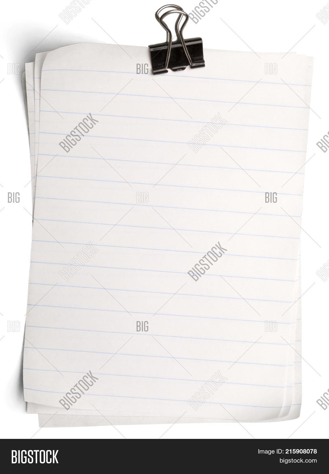 Paper Clip Isolated On Image & Photo (Free Trial) | Bigstock