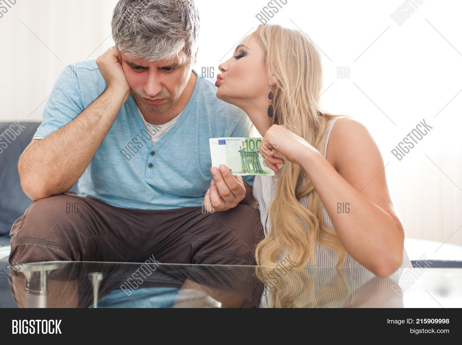 Blonde Gold Digger Image & Photo (Free Trial) | Bigstock