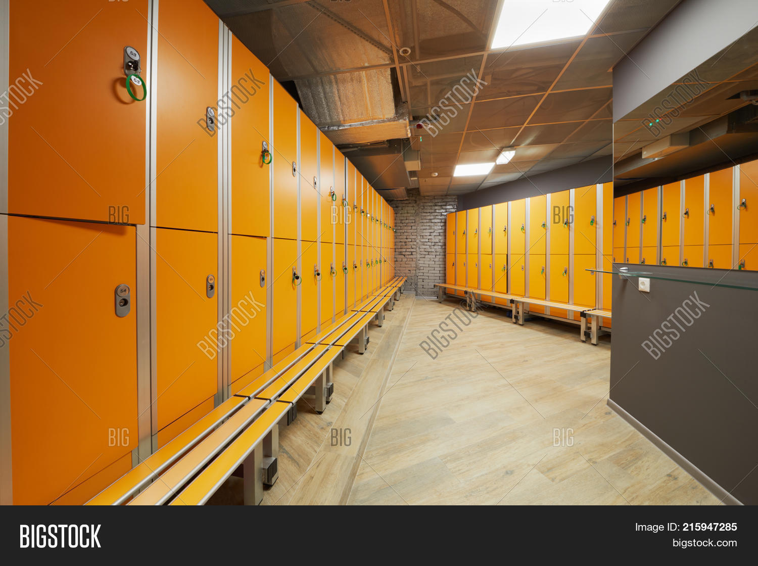Locker Room Orange Image & Photo (Free Trial) | Bigstock