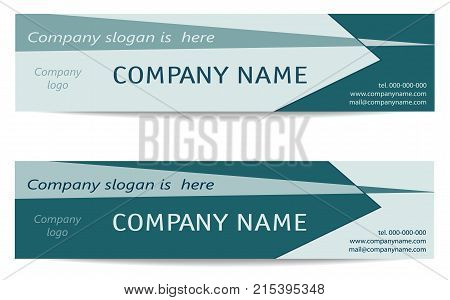 Headers Design. Two Vector & Photo (Free Trial) | Bigstock