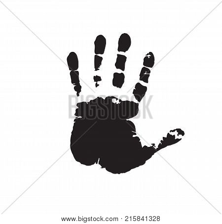 Human Hand Print Vector & Photo (Free Trial) | Bigstock