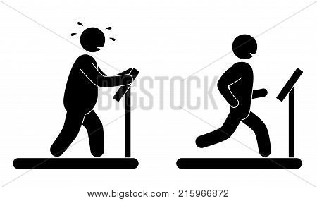 Fat Man Strong Vector & Photo (Free Trial) | Bigstock