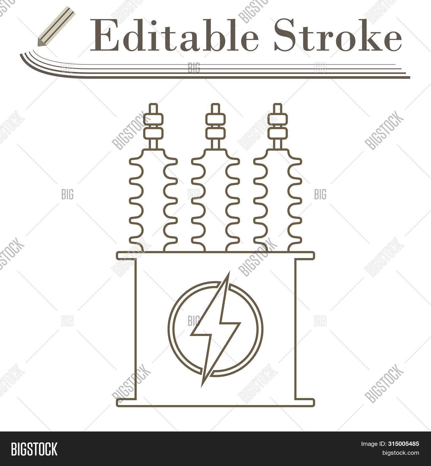 Electric Transformer Vector & Photo (Free Trial) | Bigstock