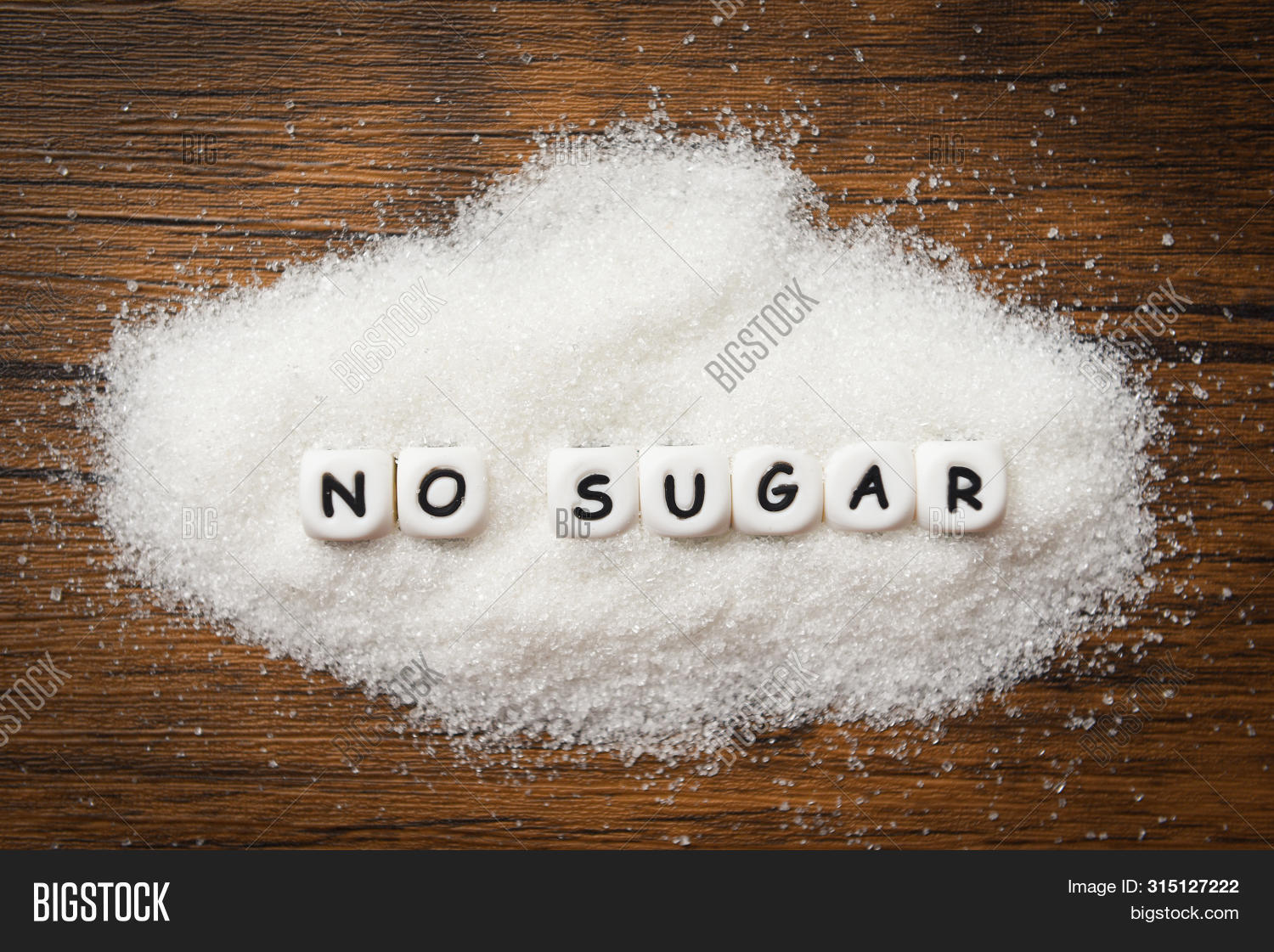 No Sugar Text Blocks Image & Photo (Free Trial) | Bigstock