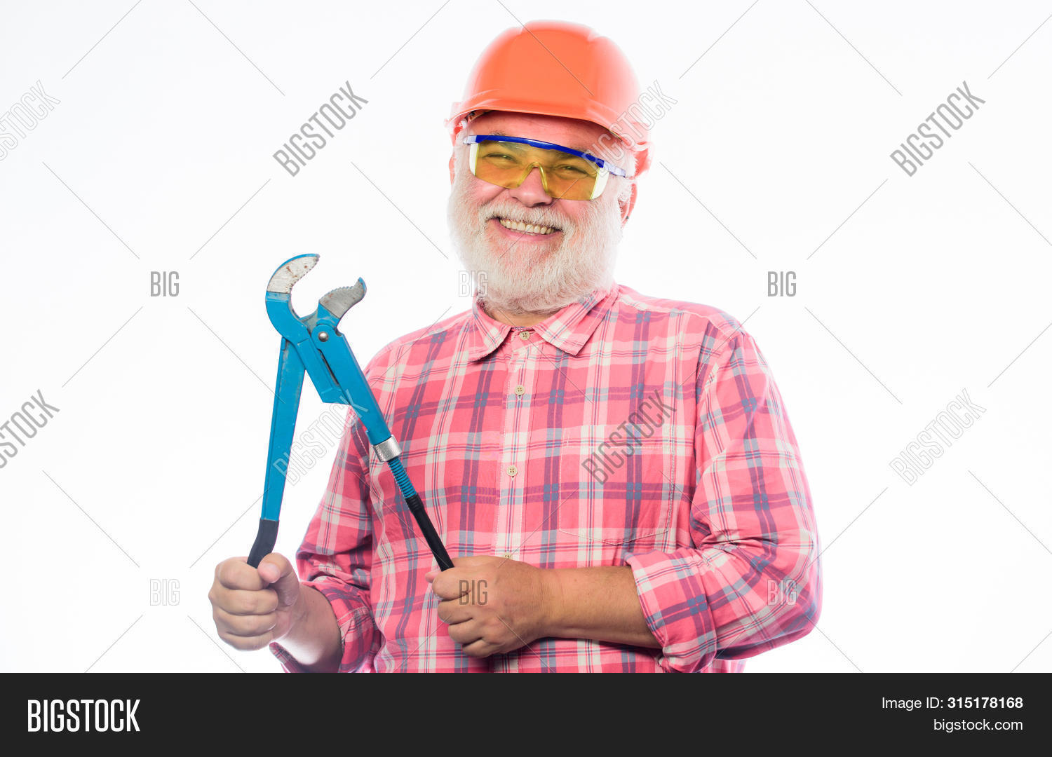 Man Bearded Plumber Image & Photo (Free Trial) | Bigstock