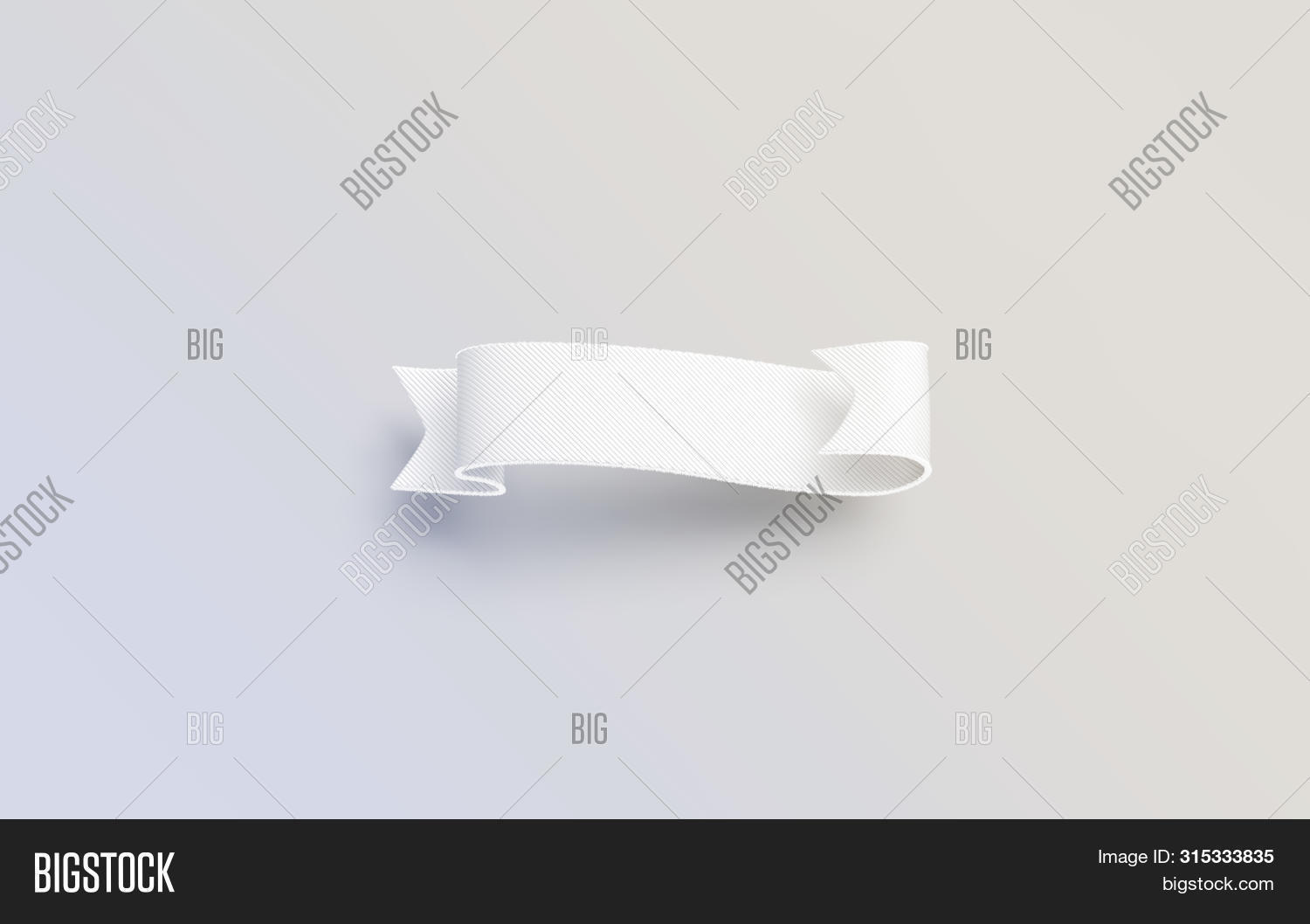 Blank White Banderole Image & Photo (Free Trial) | Bigstock