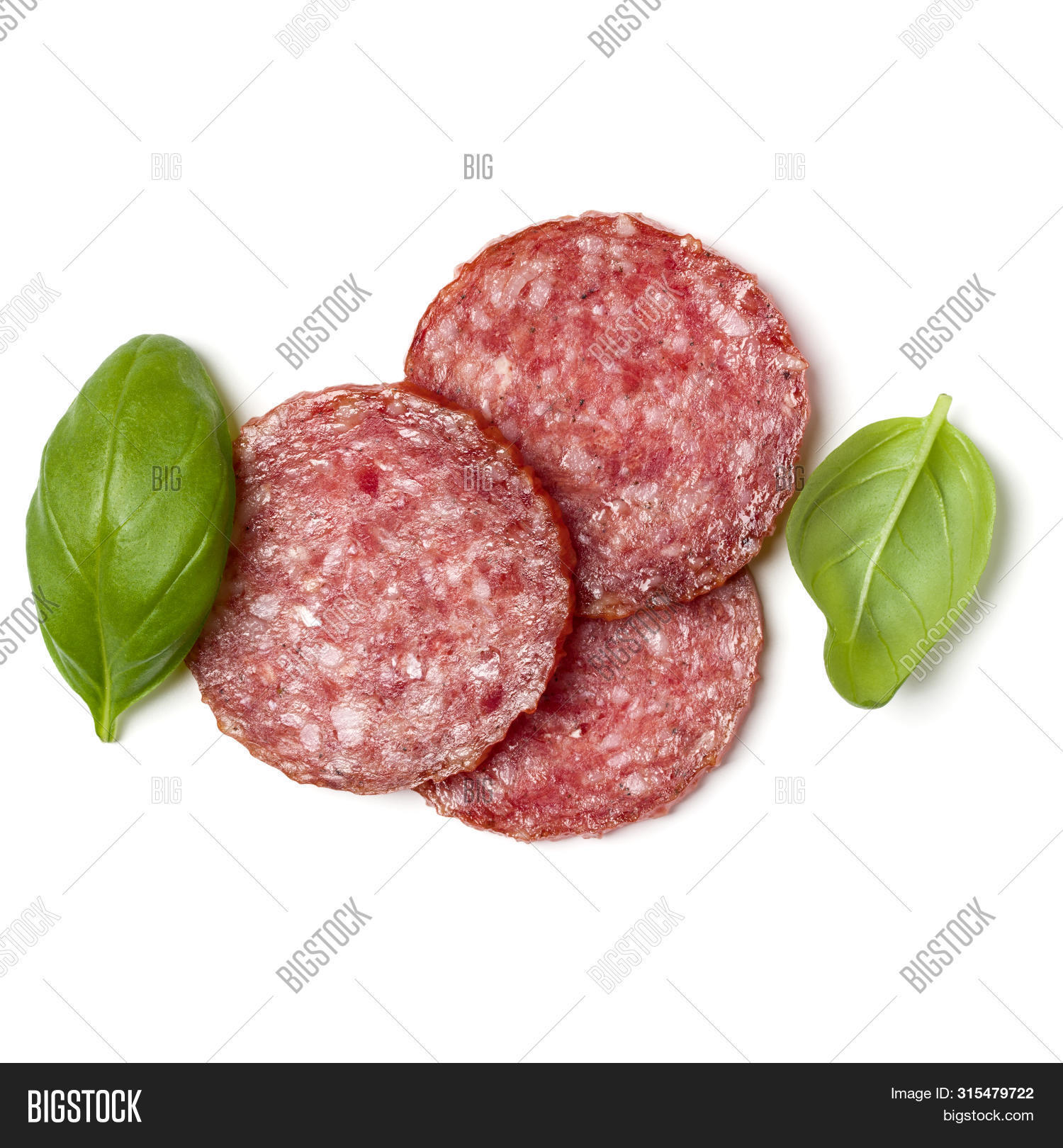 Imagen y foto Slices Salami (prueba gratis) | Bigstock