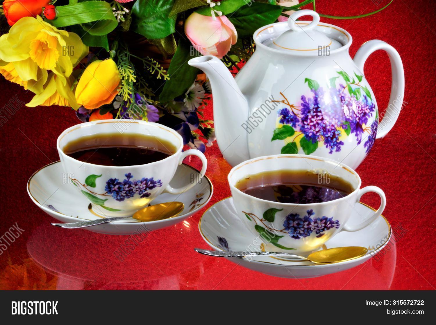 Tea Party - Tea Cups, Image & Photo (Free Trial) | Bigstock