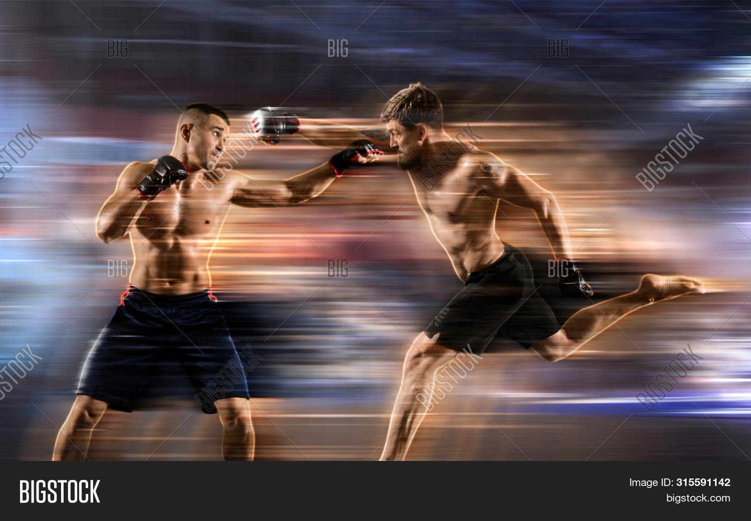 MMA Boxers Fighters Image & Photo (Free Trial) | Bigstock